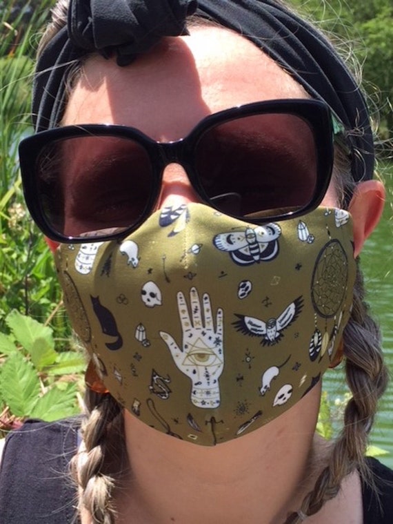 Magical Symbols Face Mask | Etsy