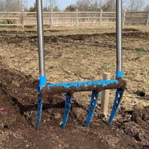 Treadlite Broadfork Garden Tool Hand Tiller - Etsy Nederland