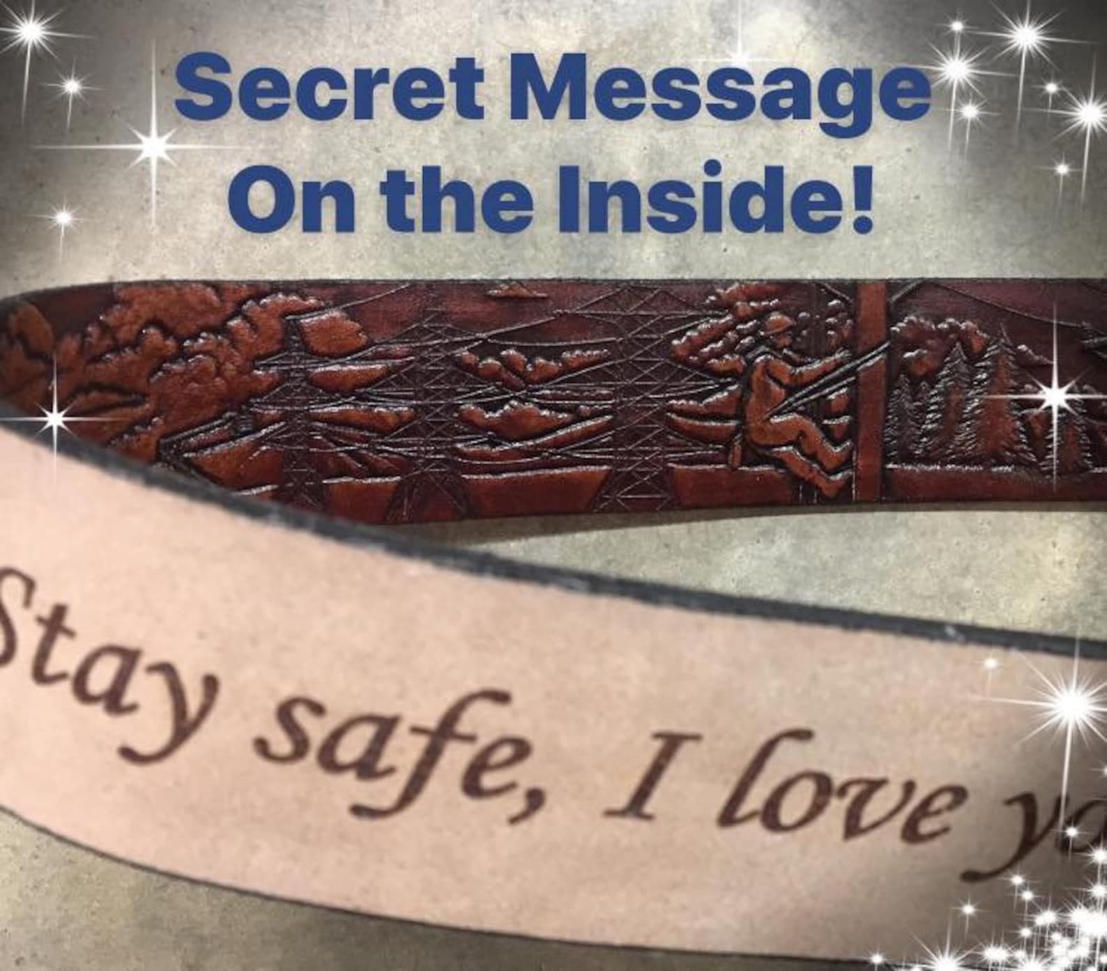 LINEMAN Gift, Lineman Belt, IBEW Gift, Handcrafted Leather Belt, Made ...