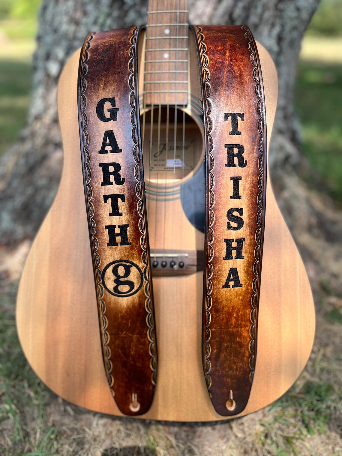 GUITAR STRAP Custom Engraved Hand Made in the USA by - Etsy