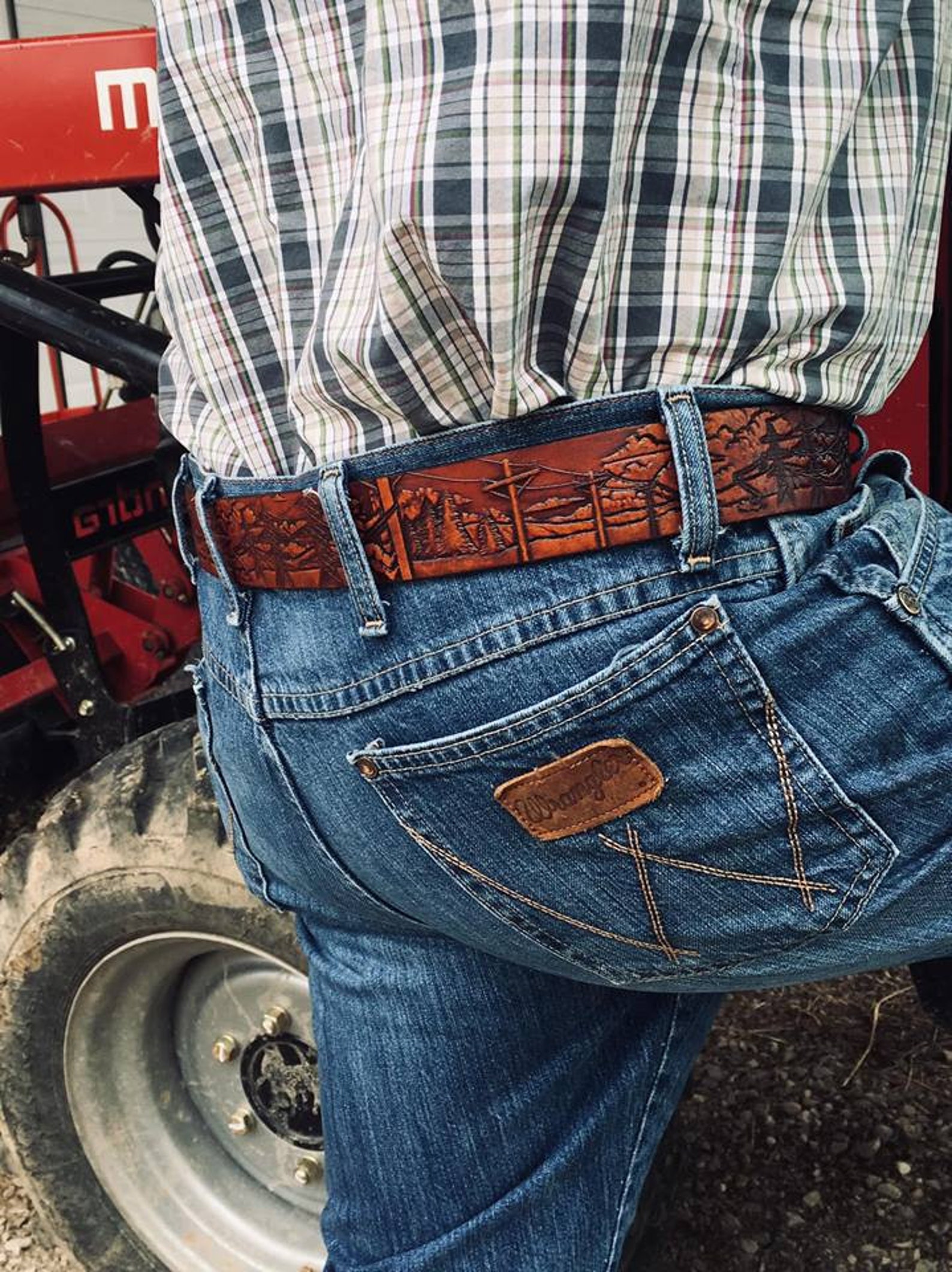 LINEMAN Gift, Lineman Belt, IBEW Gift, Handcrafted Leather Belt, Made ...