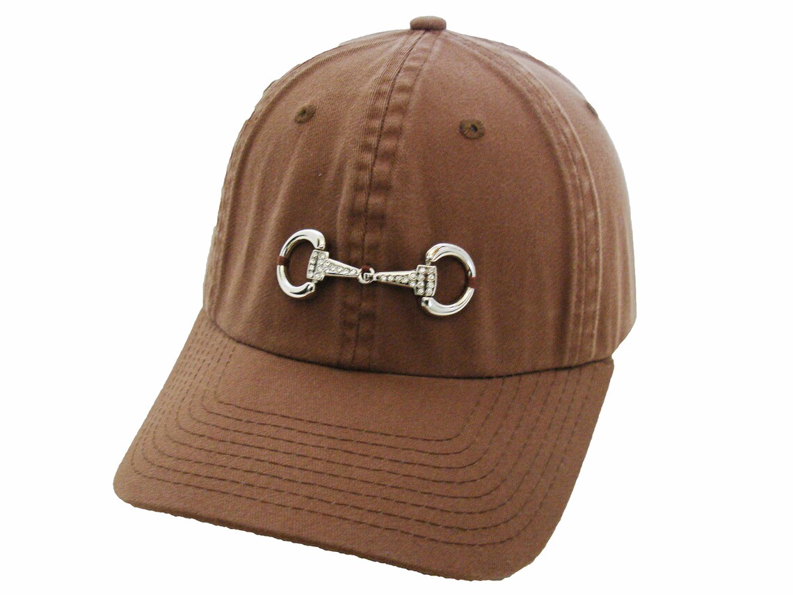 Equestrian Hats Bling Snaffle Bit Cap Brown Baseball Cap - Etsy