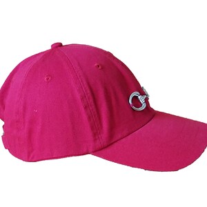 Equestrian Sun Hats - Bling Snaffle Bit Cap - Red Baseball Cap ...