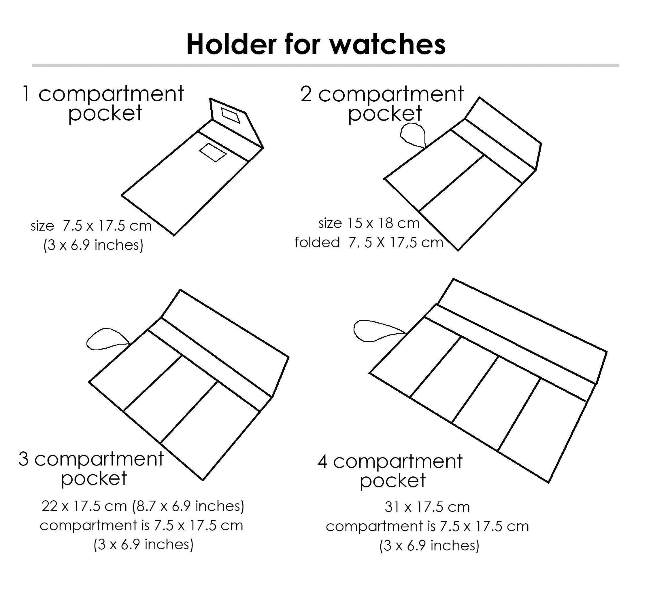 Case for a Wristwatch Holder for Storing Watches Organizer Watch for ...