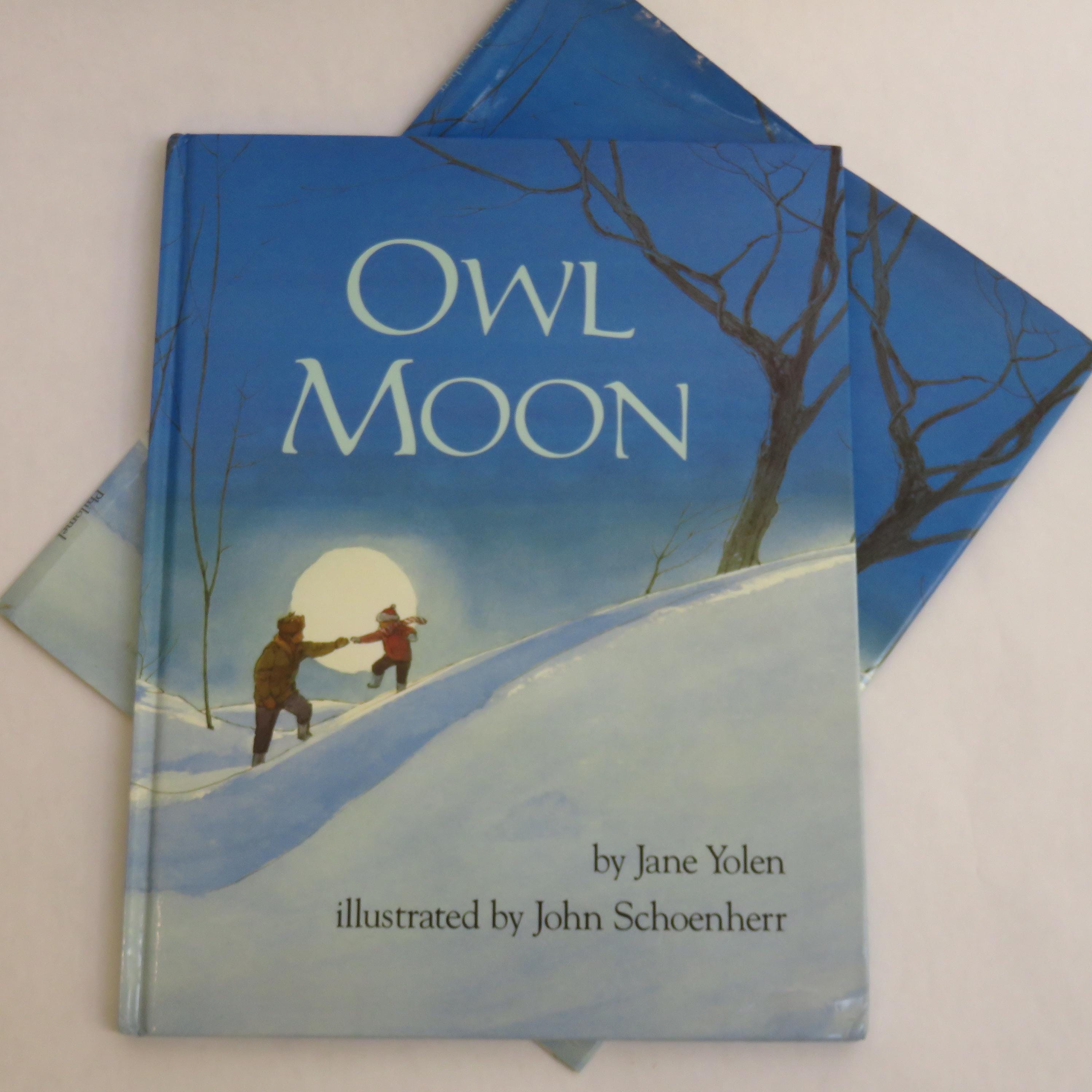 Vintage Childrens Book "owl Moon" Jane Yolen Hardcover 1980s Caldecott ...