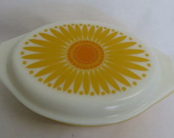 Pyrex Sunflower Pattern - Etsy