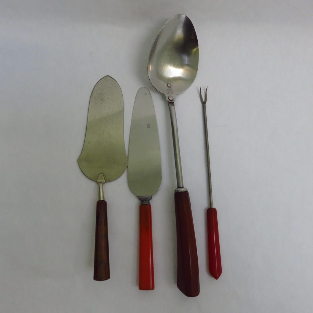 Vintage Bakelite Kitchen Utensils - 4 - Etsy