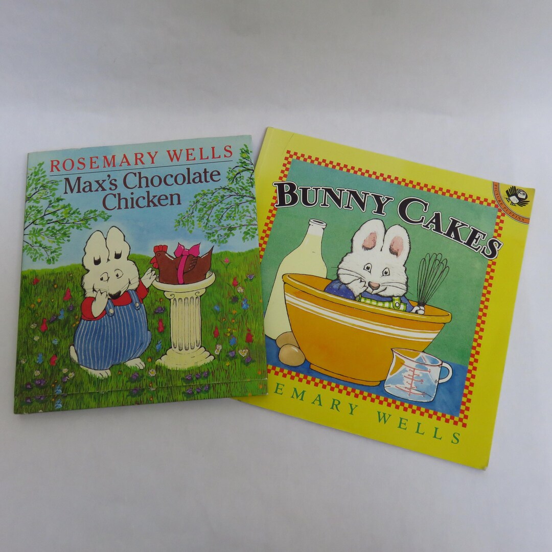 Vintage Children's Books Max's Chocolate Chicken and Bunny Cakes ...