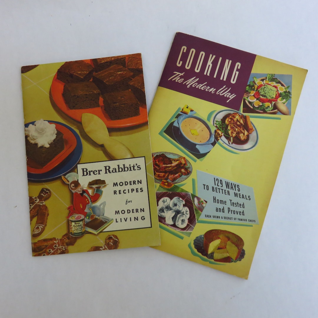 Vintage Recipe Books "brer Rabbit's Modern Recipes" and "cooking the ...