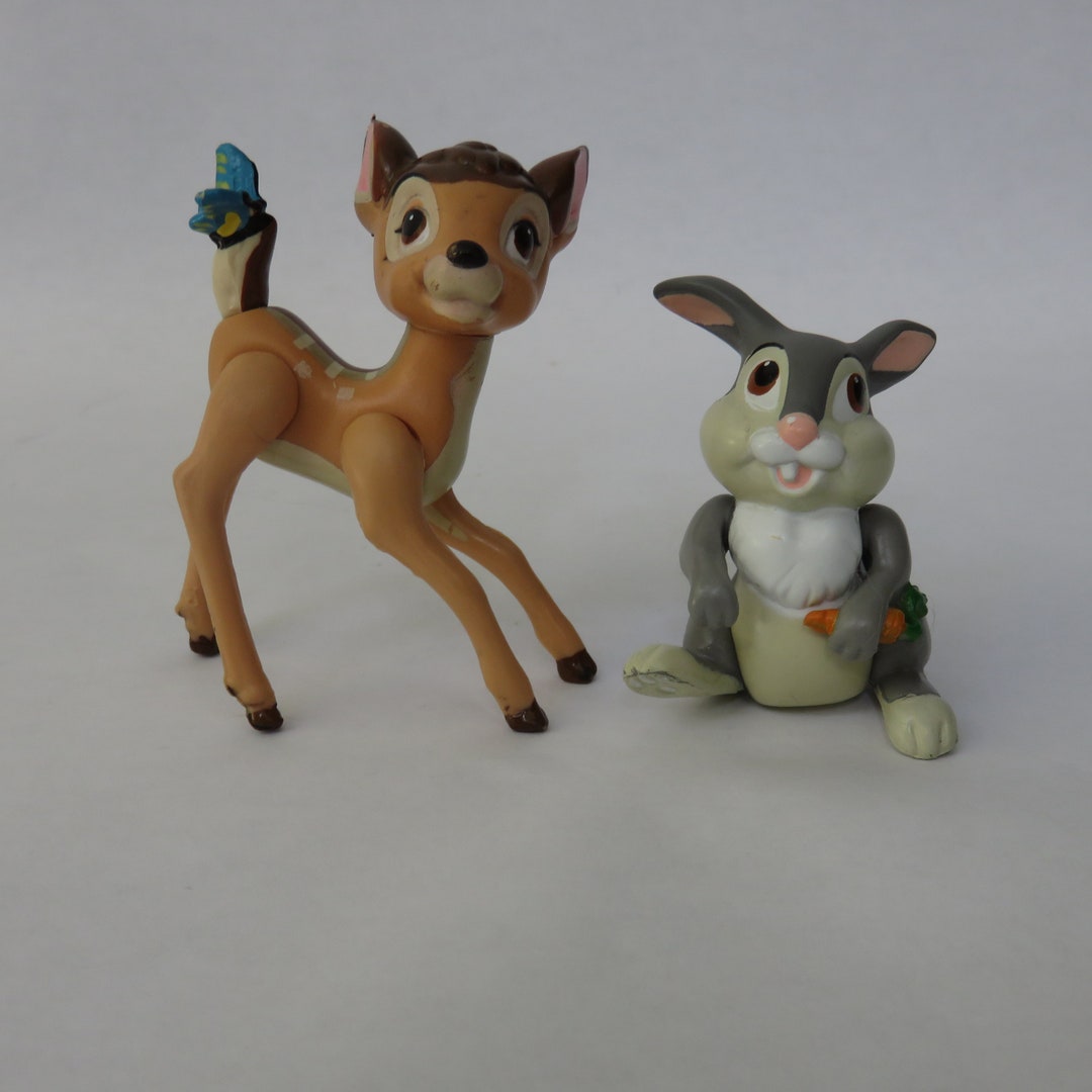 Vintage Bambi and Thumper Animal Figures Disney Happy Meal - Etsy