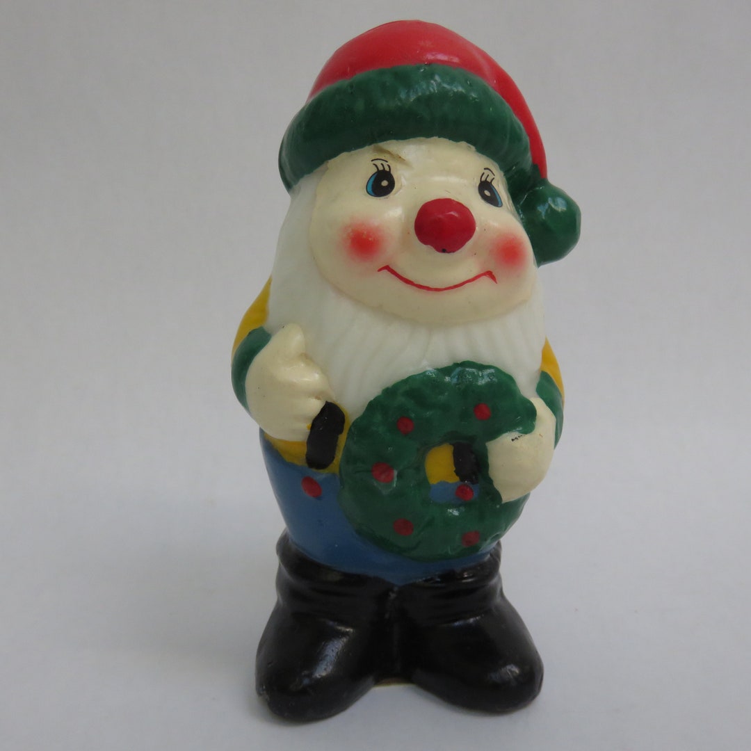 Vintage Candle Santas Elf Hand Painted Christmas Kindle's - Etsy