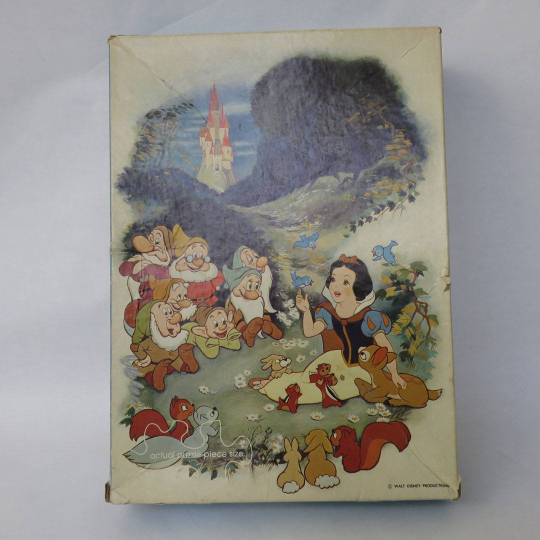 Vintage Snow White Springbok Puzzle Disney 100 Pieces - Etsy