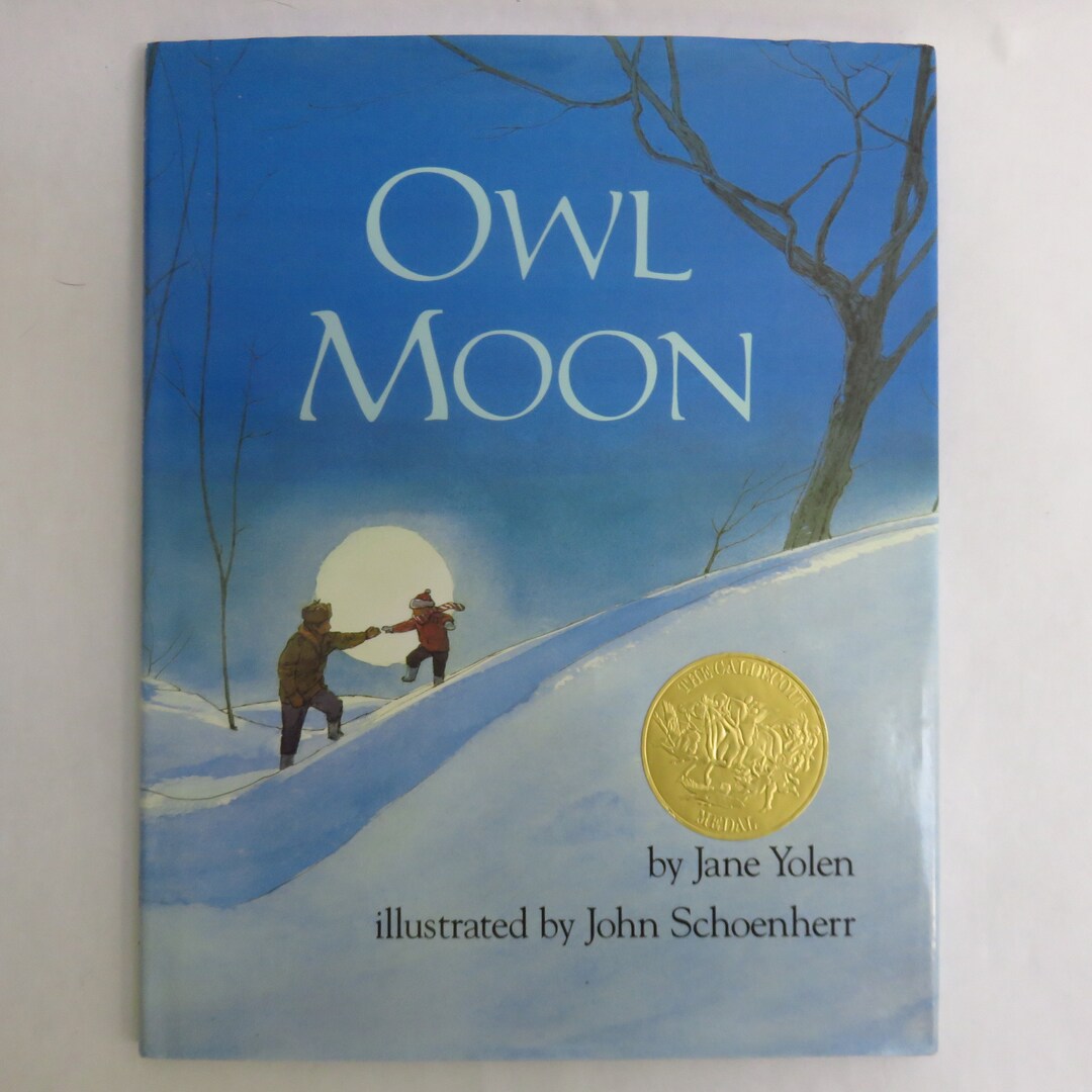 Vintage Children's Book owl Moon Caldecott Medal Jane Yolen - Etsy