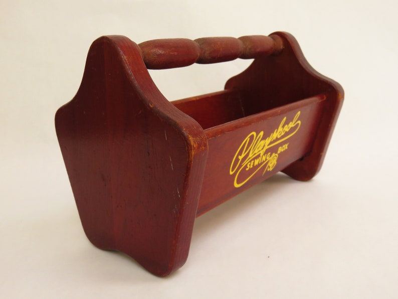 Vintage Playskool Wooden Sewing Box - Etsy