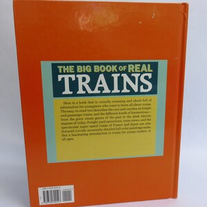 Vintage Child's Book the Big Book of Real Trains Walter Retan - Etsy