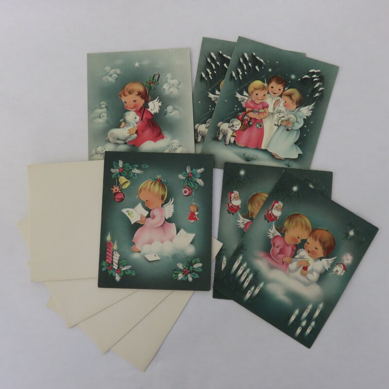 Vintage Angel Card - Etsy