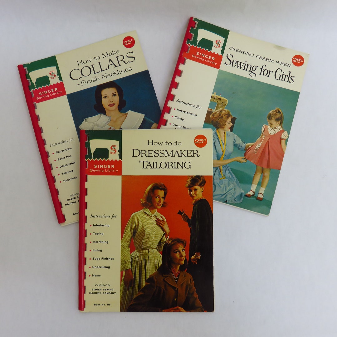 Vintage Singer Sewing Library Instruction Books 1960s 3 - Etsy