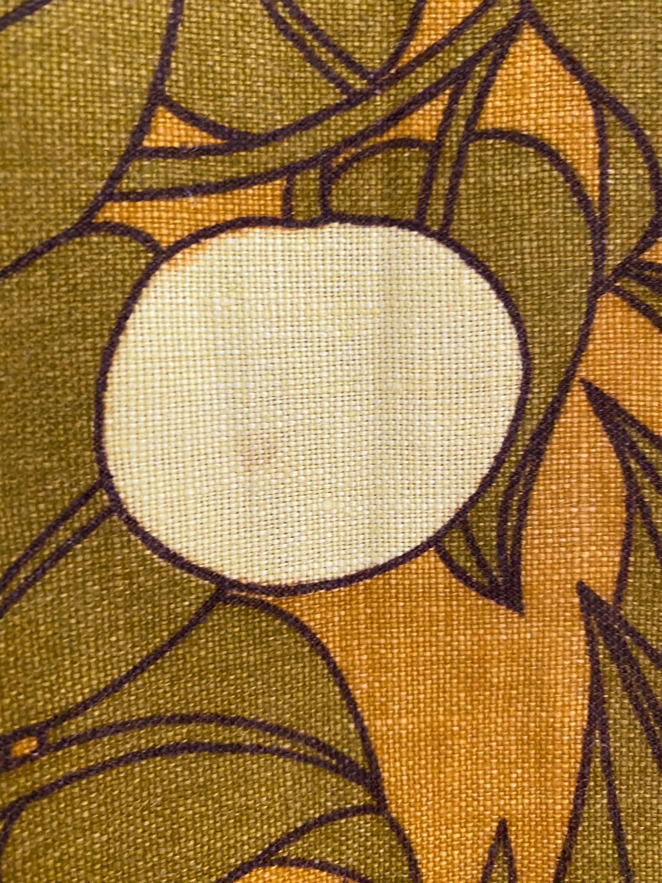 1970s Pat Albeck Design For Jonelle Lion in the Flowers | Etsy