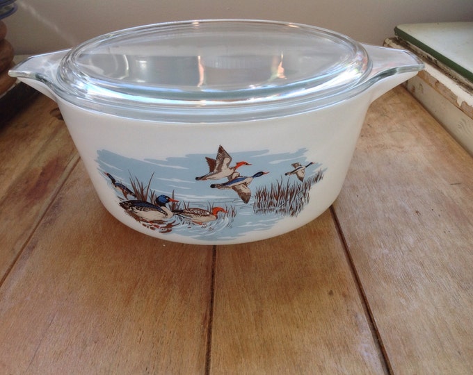 Vintage 1960's JAJ English Pyrex in the Very Popular Duck Design Dutch ...