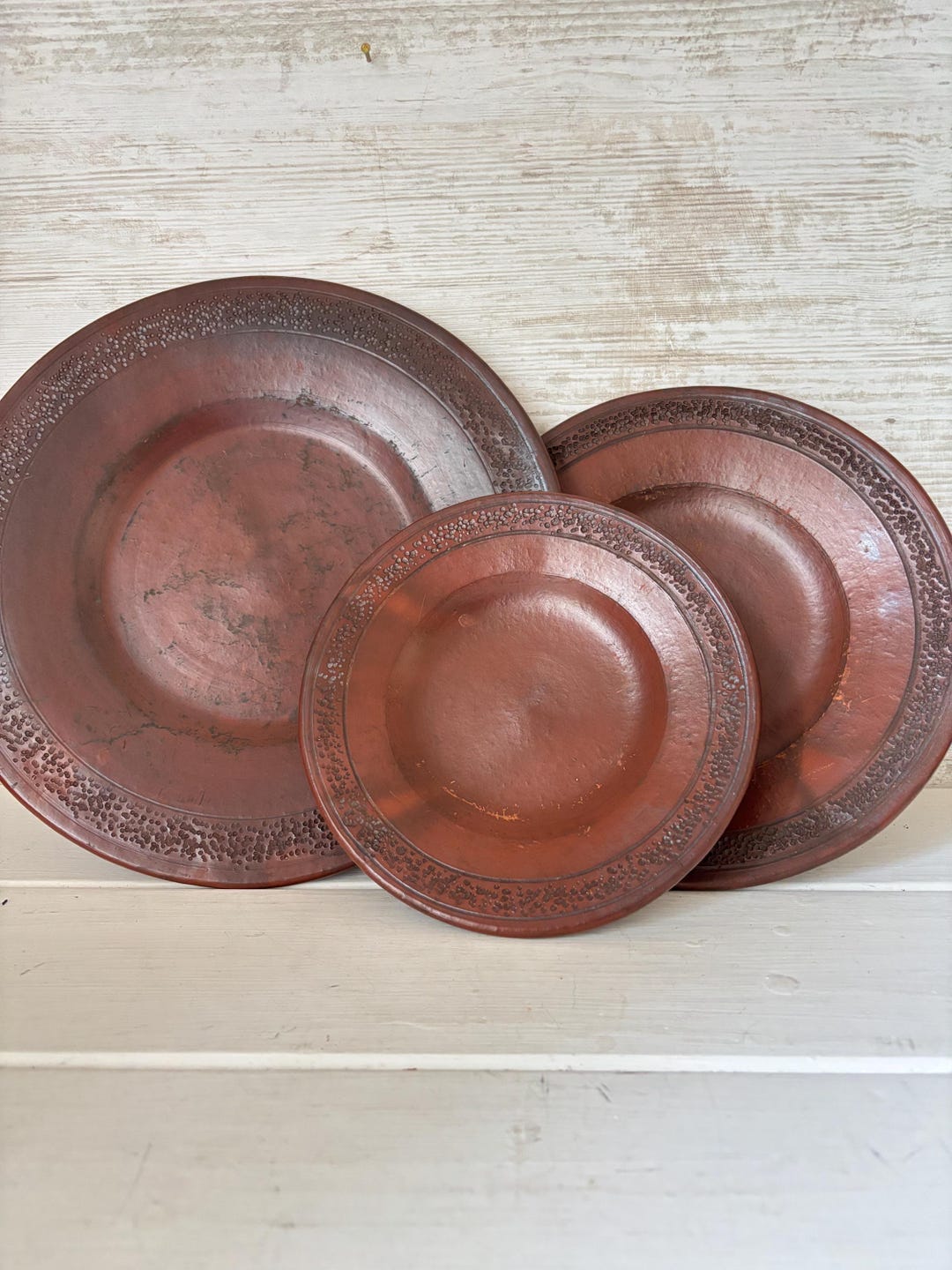 Antique Plates , Glazed Terracotta, Individually Made by the Monks of ...