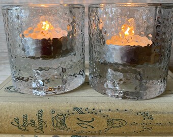 Double Glass Candle Holder - Etsy