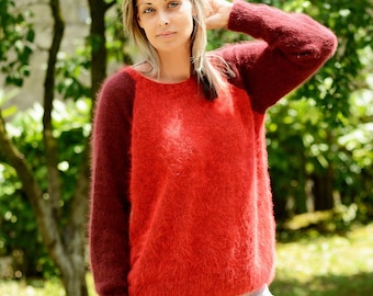 100% Angora Sweater - Etsy