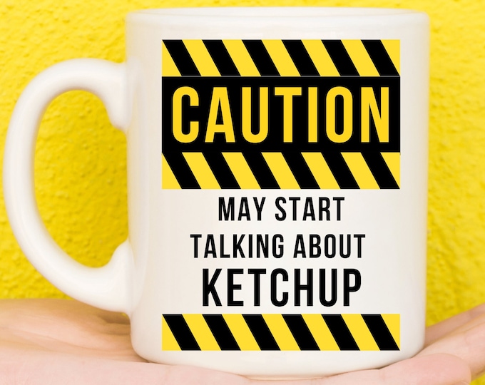 Scared Ketchup 11oz Ceramic Covfefe Mug - Etsy