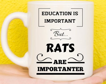Funny Rat Mug Rat Lover Gift Idea Rat Owner Present My - Etsy