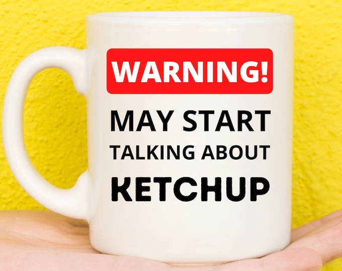 Scared Ketchup 11oz Ceramic Covfefe Mug - Etsy