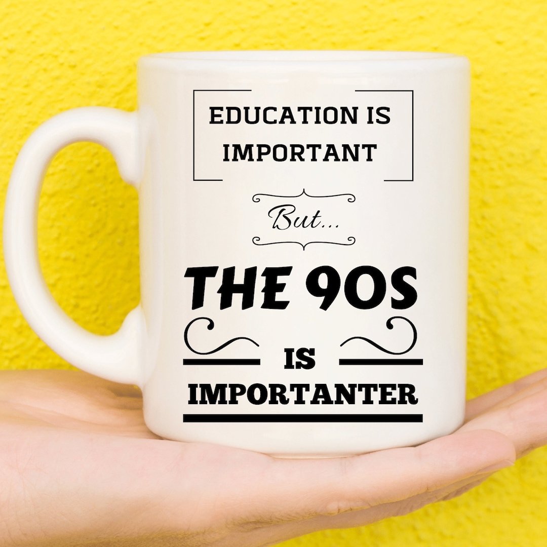 90s Mug, 90s Gifts, 90s Themed Gifts, 90s Nostalgia Gifts, Retro 90s ...
