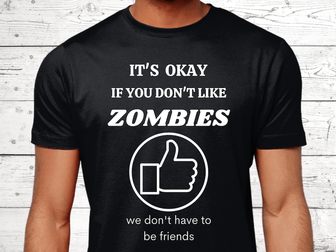 Zombie Gifts, Zombie T-shirt, Gifts for Zombie Lovers, Funny Zombie ...