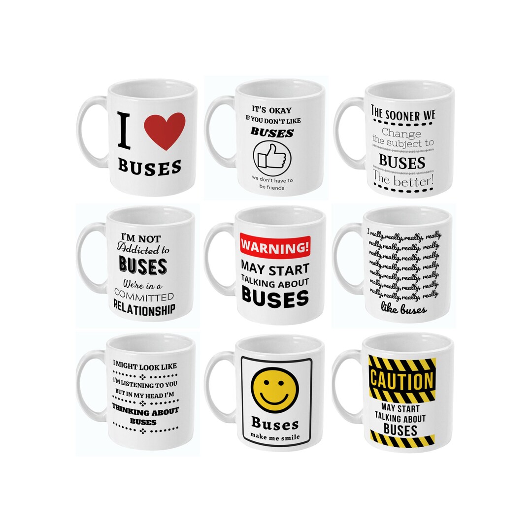 Bus Gifts, Gifts for Bus Lovers, Buses, Gifts for Bus Drivers, Bus Mug ...