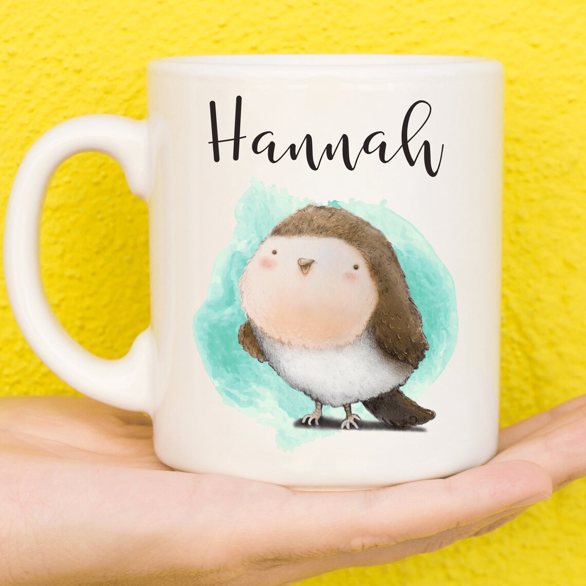 Cute Baby Robin Mug Robin Gift for Bird Lovers Personalised - Etsy