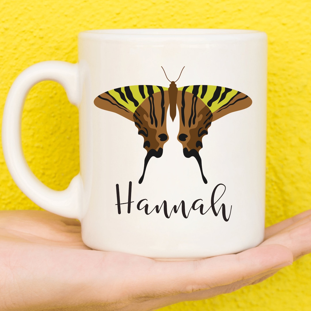 Personalised Butterfly Mug, Butterfly Gift, Butterfly Lovers ...