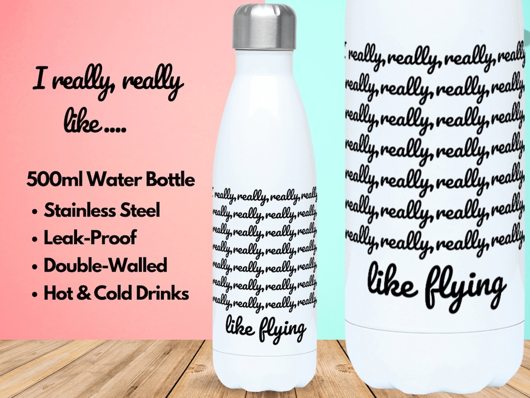 I Really Like Flying, Water Bottle Vacuum Insulated Stainless Steel ...