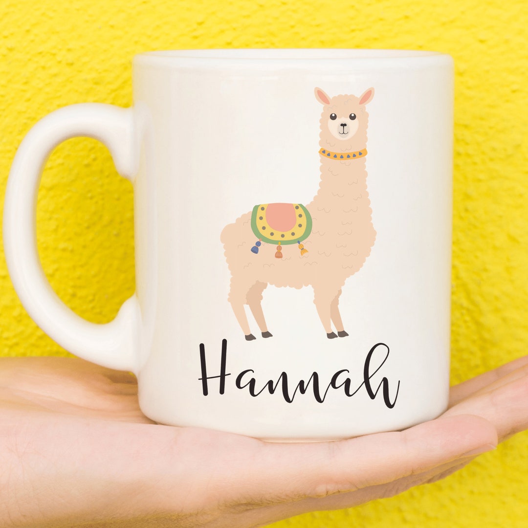 Llama Mug, Llama Gift, Personalised Mugs, Custom Mug, Personalised Gift ...