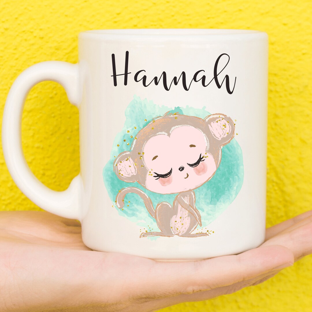 Monkey Gifts, Gifts for Monkey Lovers, Personalised Mugs, Custom Mug ...