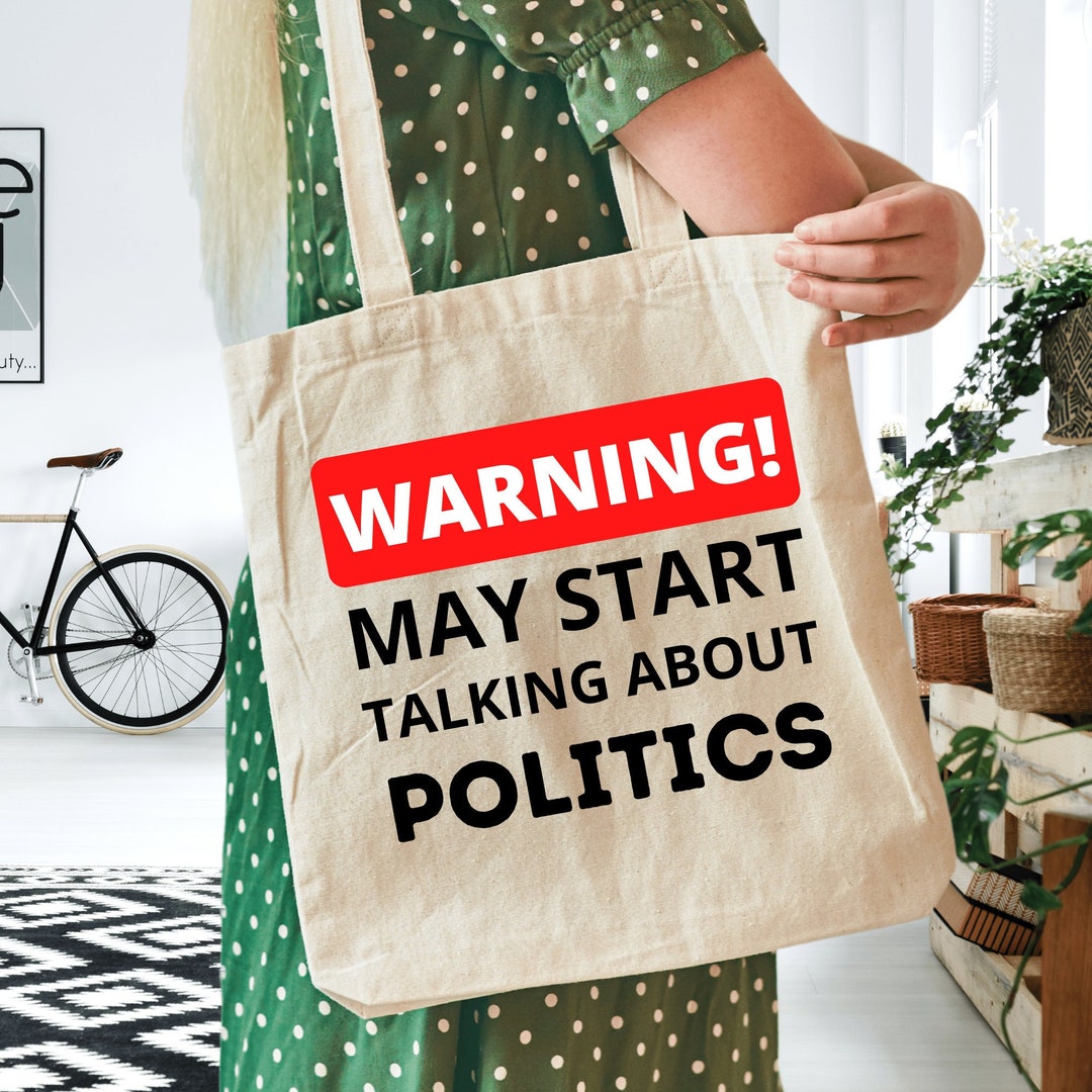 Politics Tote Bag, Tote Bag for Politics Lovers, Political Gifts ...