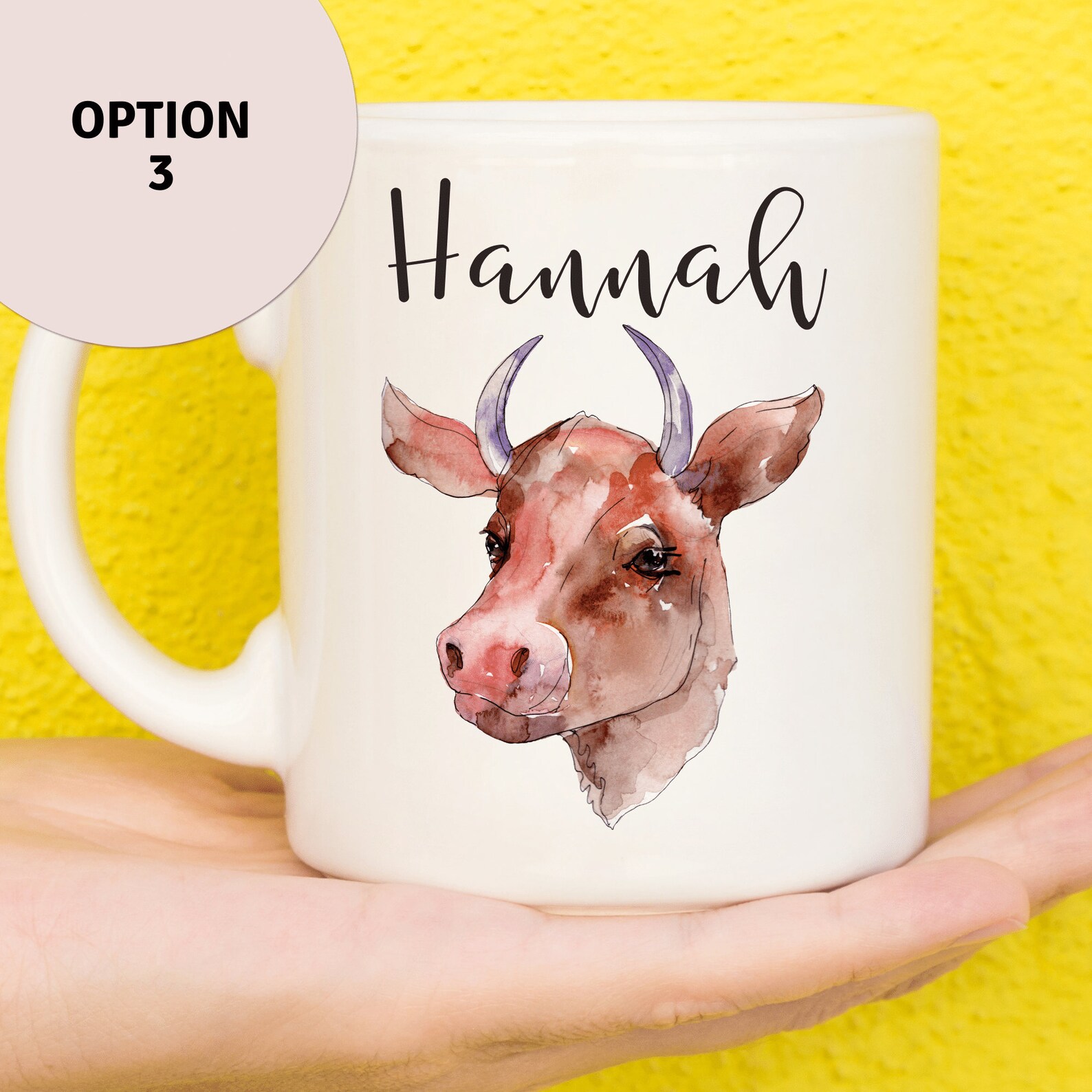 Cow Mug Cow Gift for Cow Lovers Personalised Cow Mug - Etsy