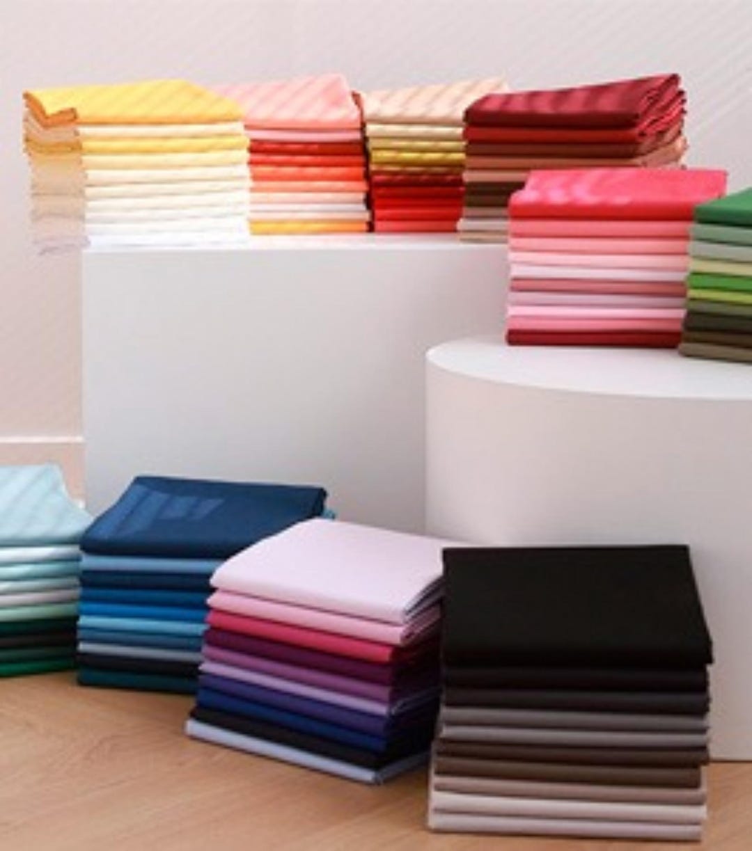 Premium Quality Organic Cotton Fabric by the Yard Solid Fabric 100 ...