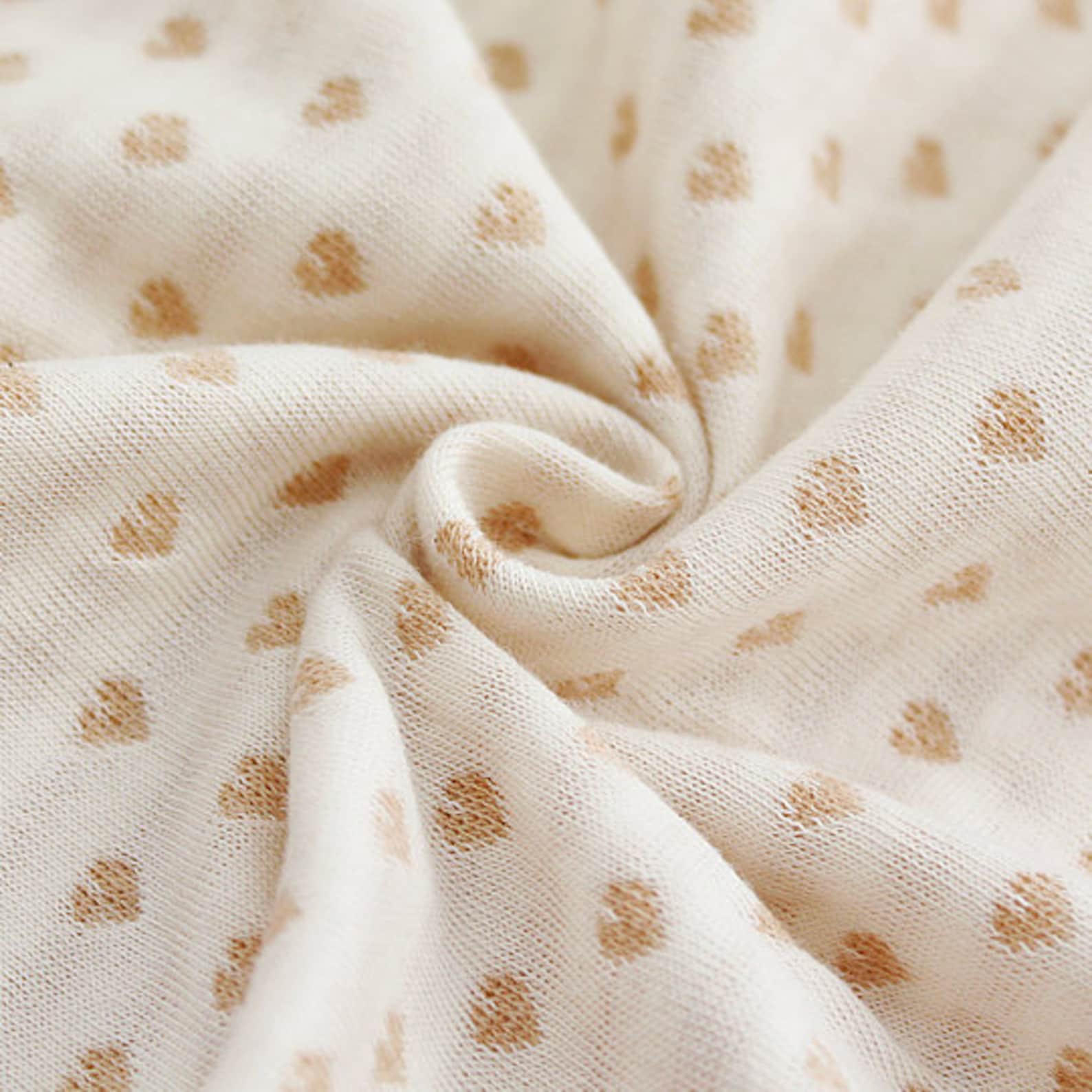 Heart Organic Cotton Knit Double Fabric by the Yard 59 - Etsy