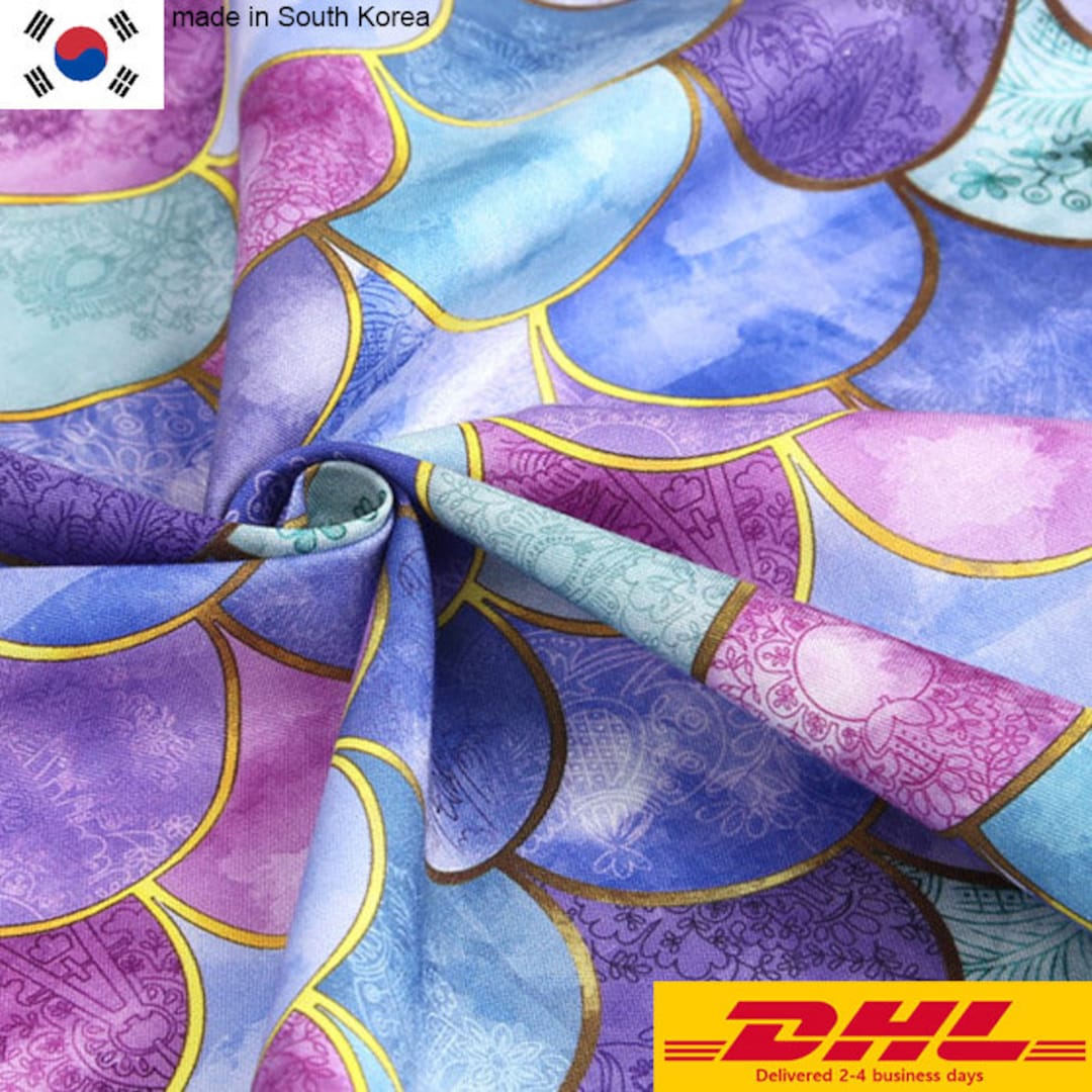 Cotton Fabric Scales Fabric by the Yard 44" Wide SY Scale - Etsy