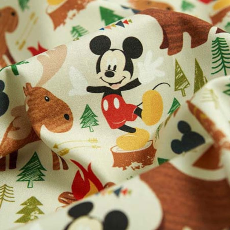 Disney Cotton Fabric Character Fabric by the Yard 44 | Etsy Australia