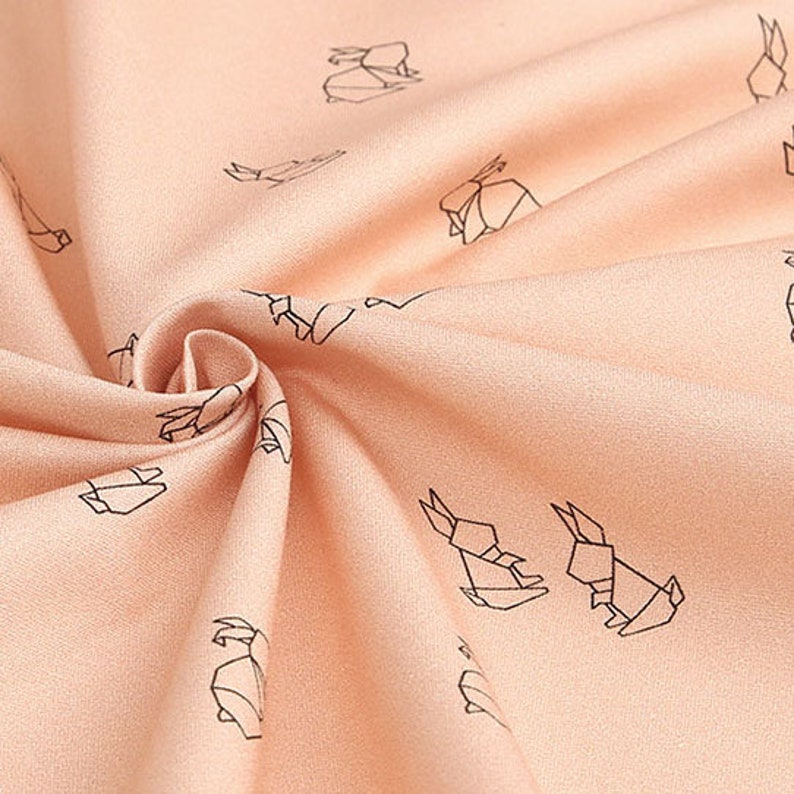 Cotton Fabric Rabbit Fabric by the Yard 44 Wide SY Bany - Etsy