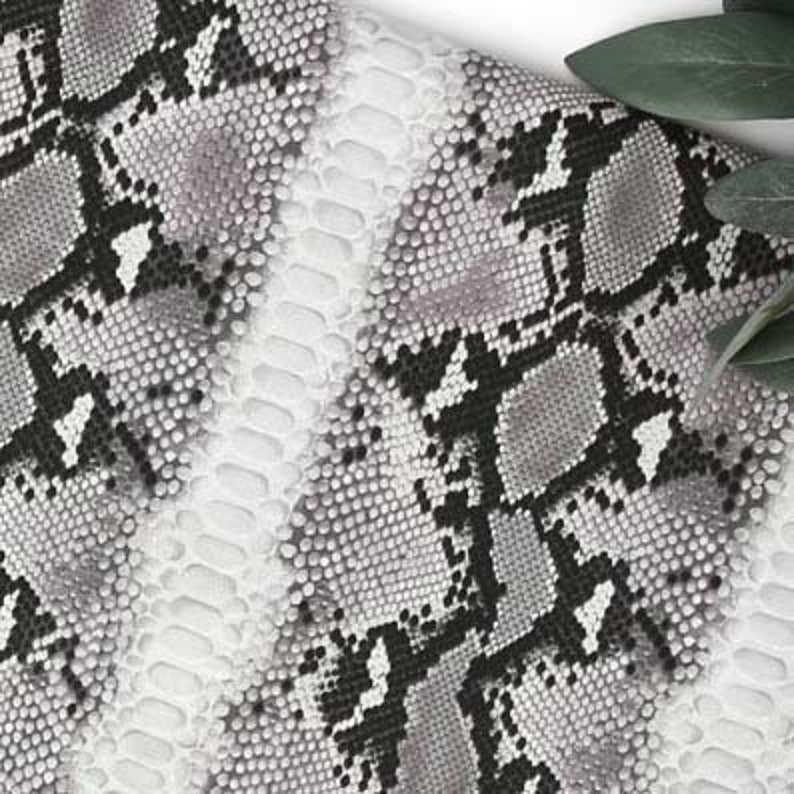 Premium Quality Cotton Fabric Snake Skin Pattern Fabric by the | Etsy