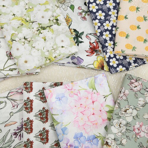 Premium Quality Laminated Cotton Fabric by the Yard 59 - Etsy