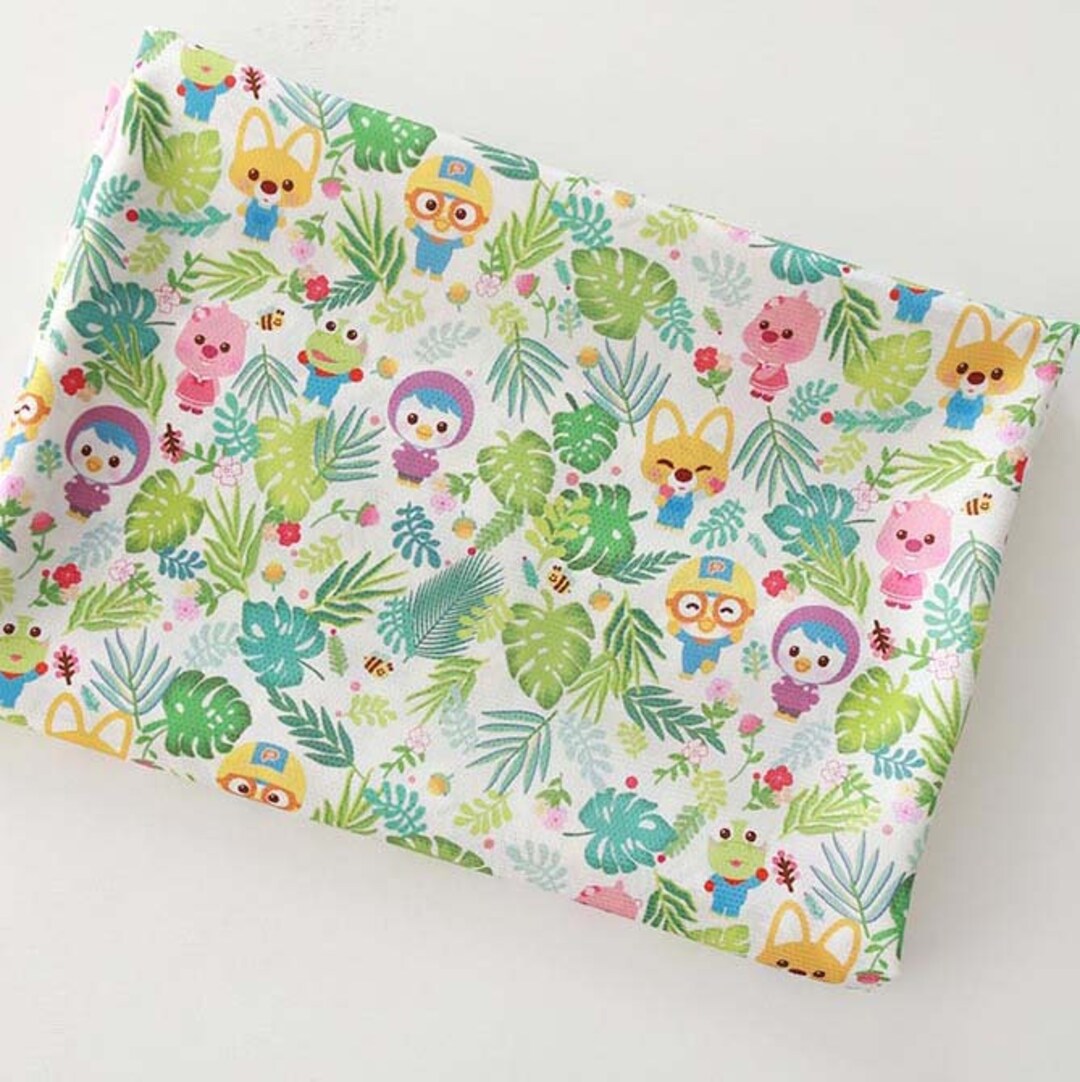 Rayon Fabric Character Fabric by the Yard 59" Wide SG Pororo ...