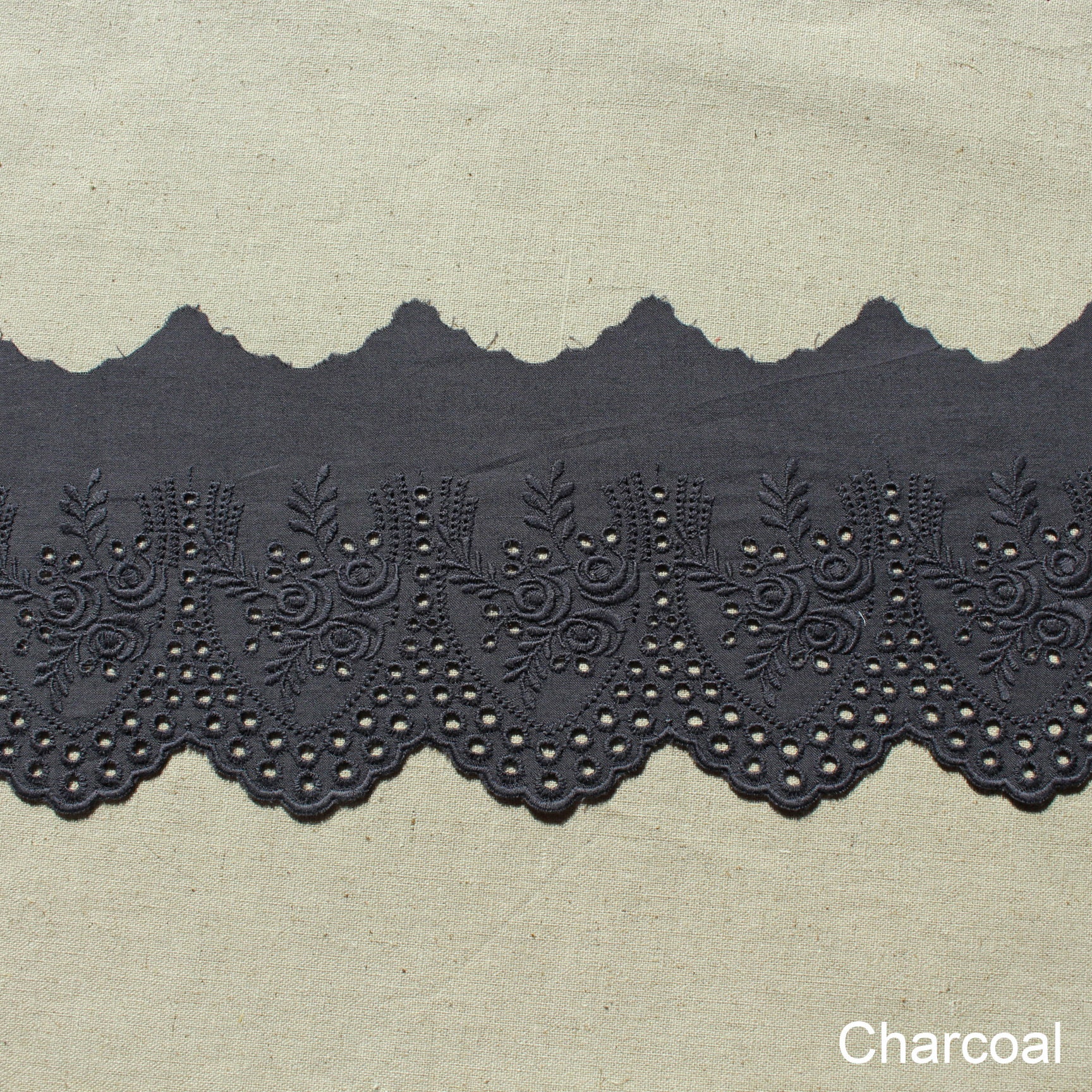Premium Quality 1yds Broderie Anglaise Cotton Lace Trim 11.5cm - Etsy
