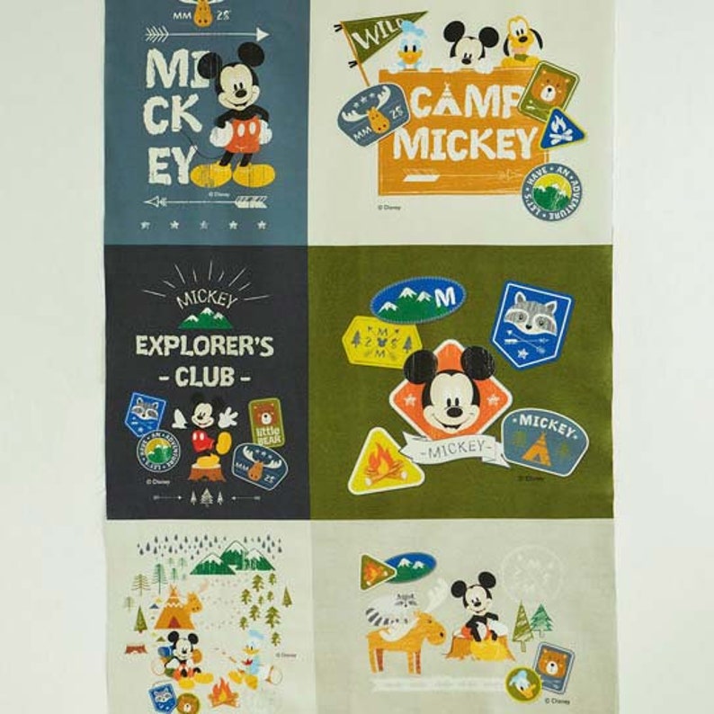 Disney Linen Fabric Character Fabric by the Yard 53 Wide | Etsy