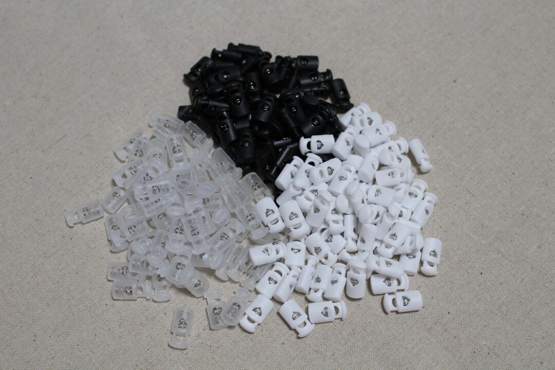 100 PCS Elastic Mask Strap Adjusters Plastic Stopper Equipped - Etsy
